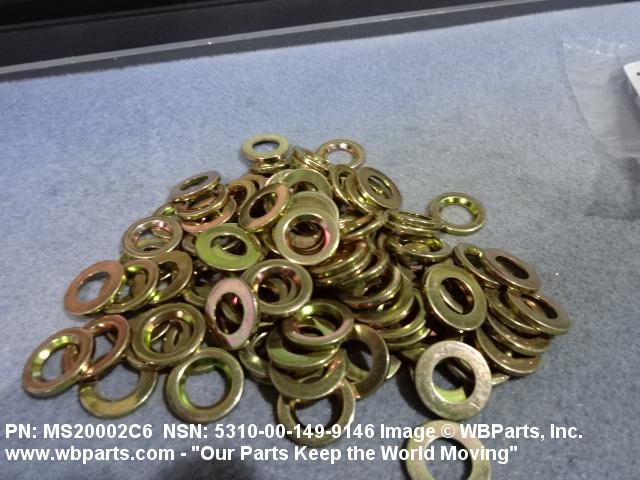 5310-00-149-9146 - RECESSED WASHER, MS20002C6, MS20002-C6, NAS1436C | WBParts