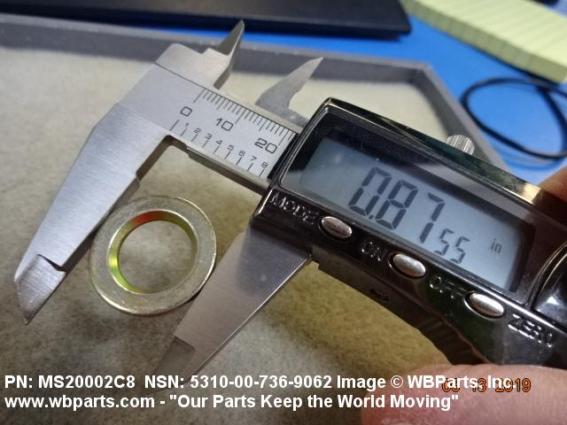 5310-00-149-9116 - RECESSED WASHER | WBParts