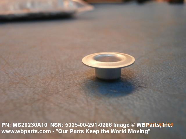 5325-00-291-0286 - METALLIC GROMMET, MS20230A10, MS20230GA10, NASM20230 | WBParts