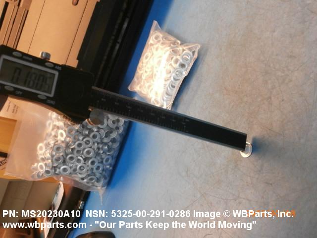 5325-00-291-0286 - METALLIC GROMMET, MS20230A10, MS20230GA10, NASM20230 | WBParts