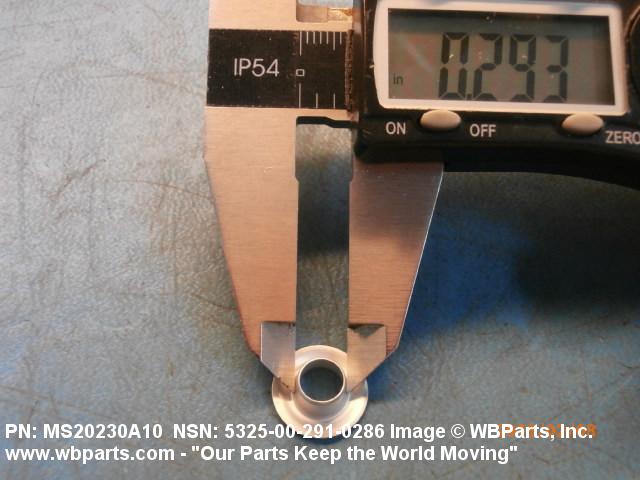 5325-00-291-0286 - METALLIC GROMMET, MS20230A10, MS20230GA10, NASM20230 | WBParts