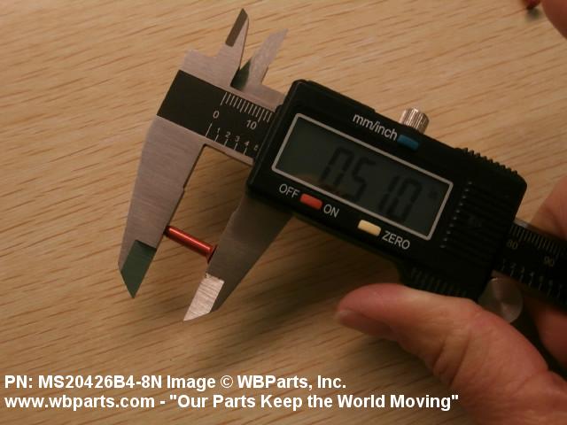 ms20426b4-8n - RIVET | WBParts