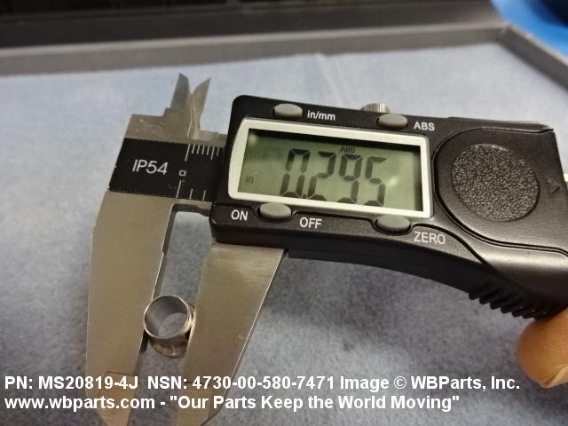 4730-00-580-7471 - TUBE FITTING FLARED SLEEVE | WBParts