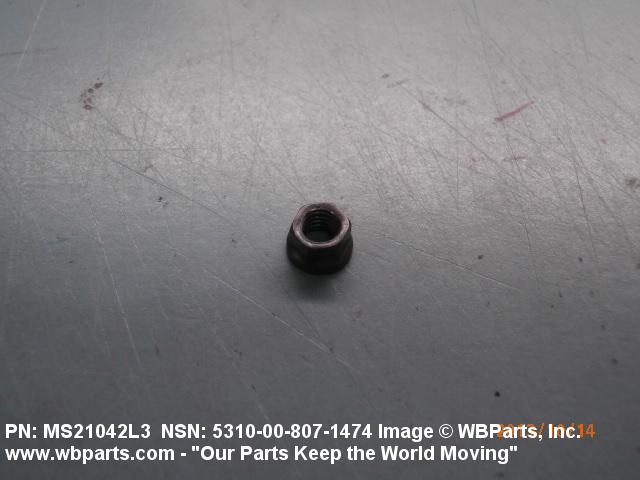 5310-00-807-1474 - HEXAGON EXTENDED WASHER SELF-LOCKING NUT | WBParts
