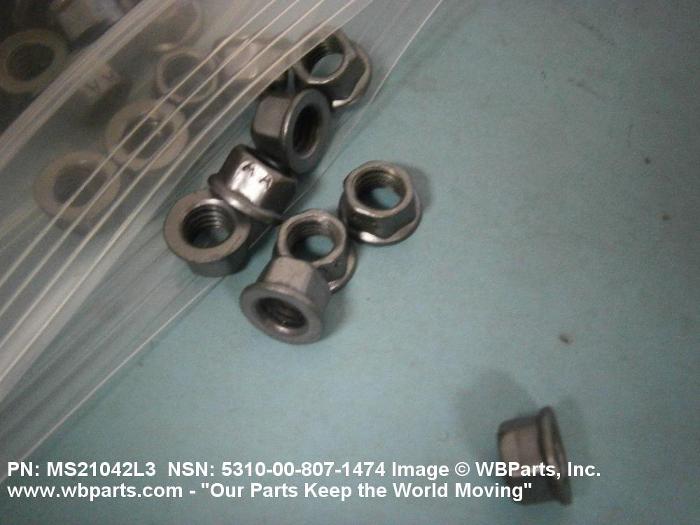 5310-00-807-1474 - HEXAGON EXTENDED WASHER SELF-LOCKING NUT | WBParts