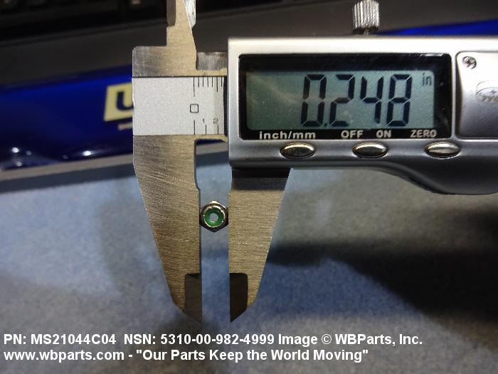 5310-00-982-4999 - HEXAGON SELF-LOCKING NUT | WBParts