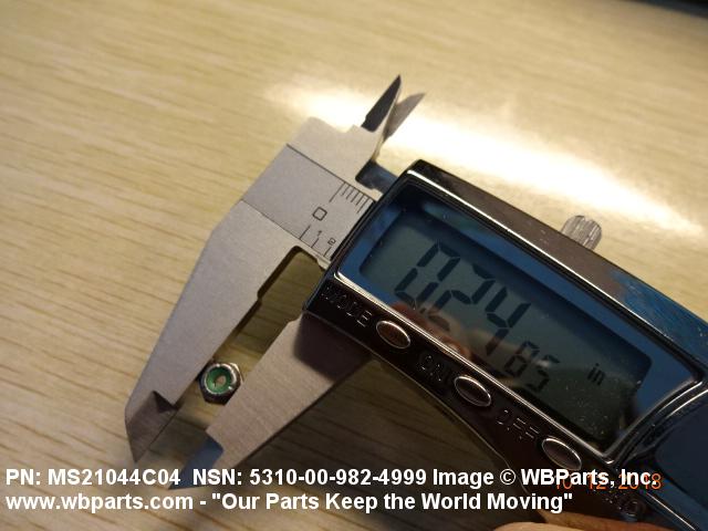 5310-00-982-4999 - HEXAGON SELF-LOCKING NUT | WBParts