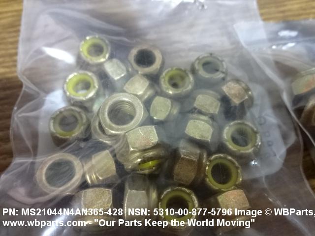 5310-00-877-5796 - HEXAGON SELF-LOCKING NUT | WBParts