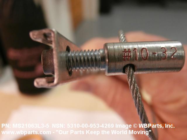 5310-00-953-4269 - GANG CHANNEL SELF-LOCKING NUT ASSEMBLY, MS21063L35 ...