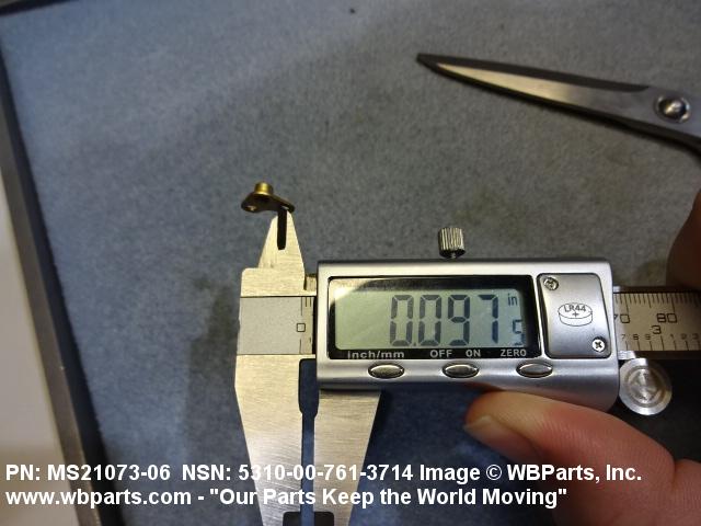 5310-00-761-3714 - PLATE SELF-LOCKING NUT | WBParts