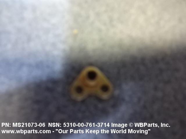 5310-00-761-3714 - PLATE SELF-LOCKING NUT | WBParts