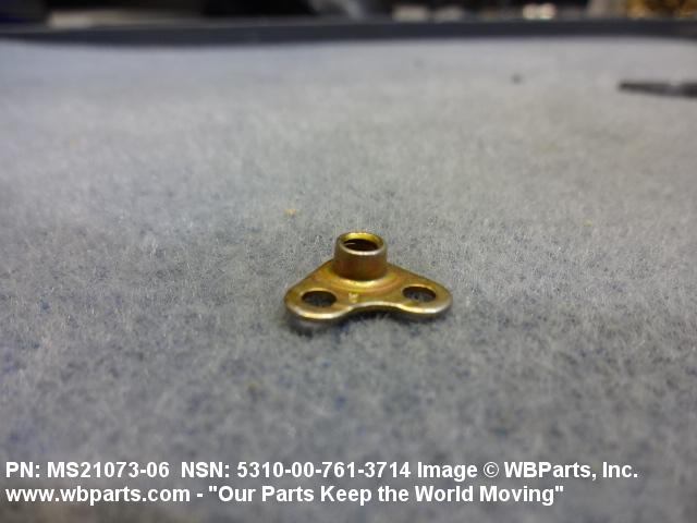 5310-00-761-3714 - PLATE SELF-LOCKING NUT | WBParts
