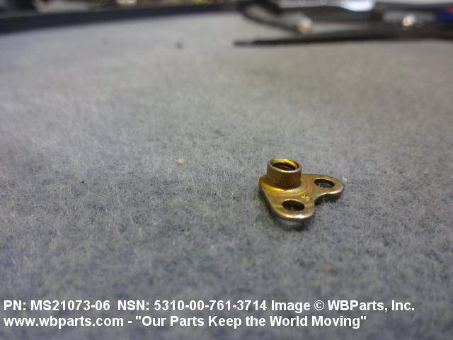 5310-00-761-3714 - PLATE SELF-LOCKING NUT | WBParts