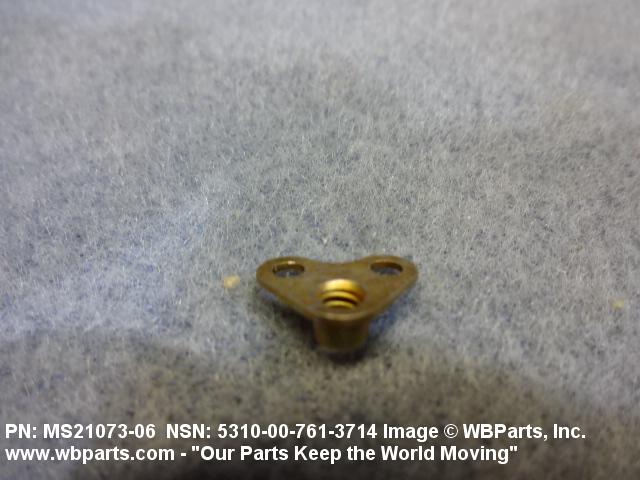 5310-00-761-3714 - PLATE SELF-LOCKING NUT | WBParts