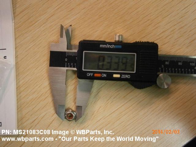 5310-00-939-0849 - HEXAGON SELF-LOCKING NUT | WBParts