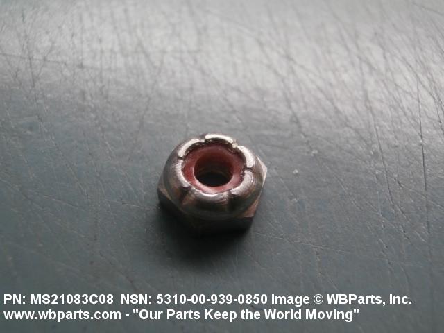 5310-00-939-0850 - HEXAGON SELF-LOCKING NUT | WBParts
