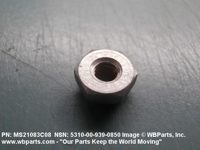 5310-00-939-0850 - HEXAGON SELF-LOCKING NUT | WBParts