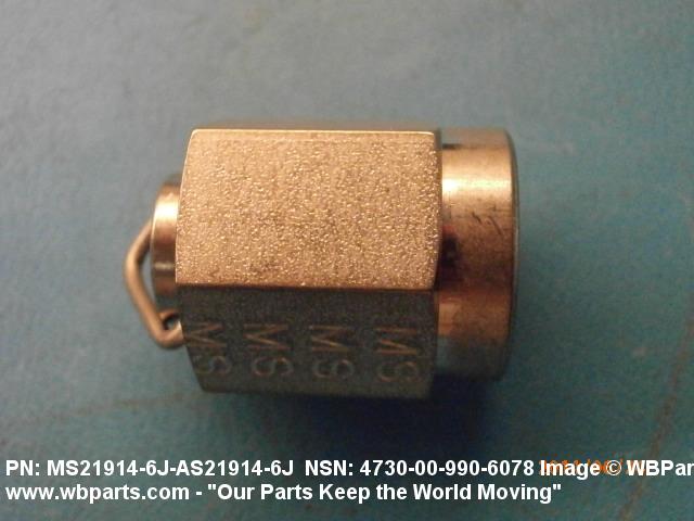 4730-00-990-6078 - TUBE CAP, MS219146C, MS21914-6C, MS219146J | WBParts