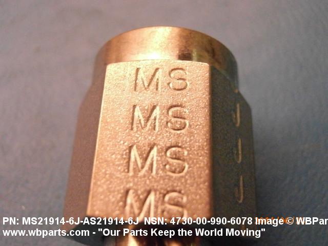 4730-00-990-6078 - TUBE CAP, MS219146C, MS21914-6C, MS219146J | WBParts