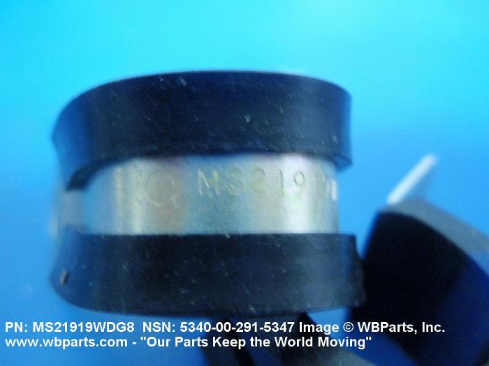 5340-00-291-5342 - LOOP CLAMP, MS21919G8, MS21919WDG8, P/N 754-8-2-8 ...