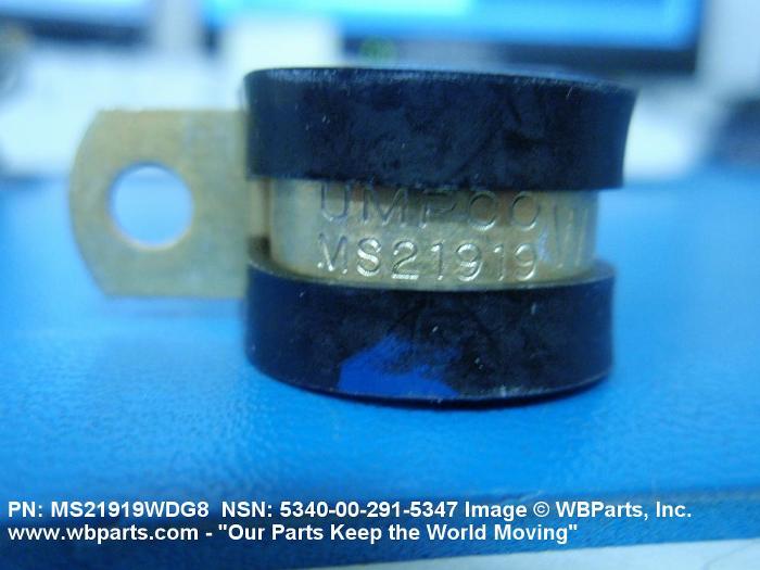 5340-00-291-5347 - LOOP CLAMP, MS219198, MS21919-8, MS21919DG8 | WBParts