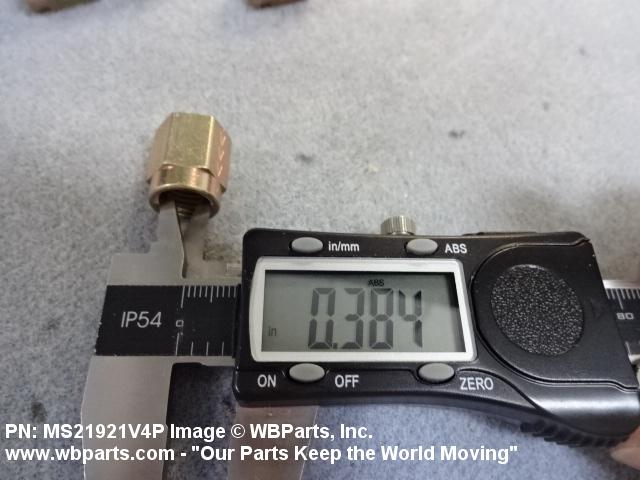 4730-01-543-0356 - TUBE COUPLING NUT, MS21921V4P, AS18280, AS21921 ...