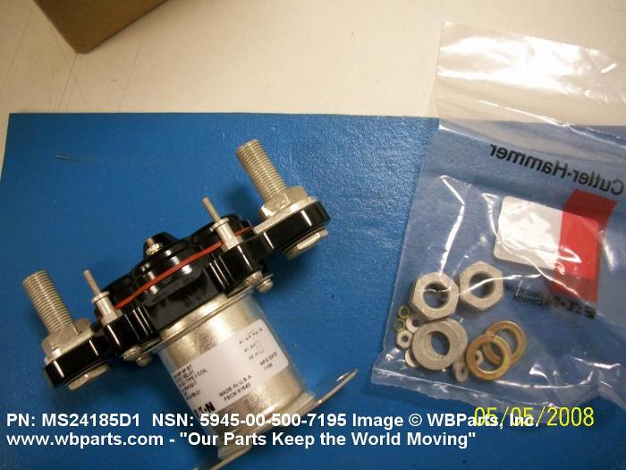 5945-00-500-7195 - ELECTROMAGNETIC RELAY, MS24185D1, MS24185-D1 ...