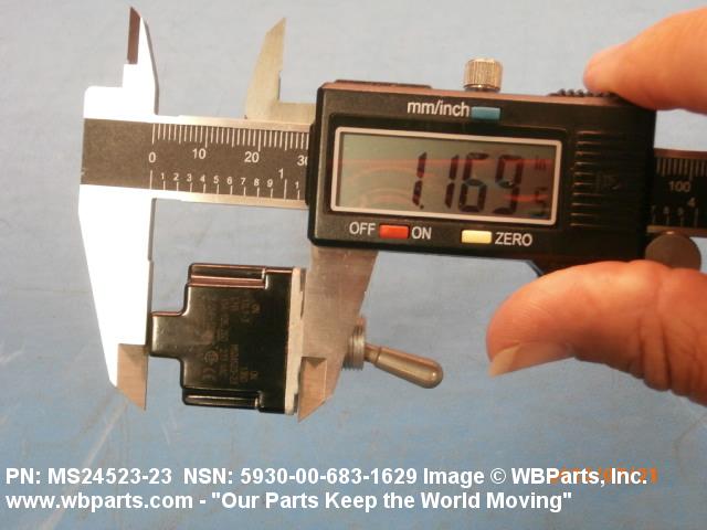 5930-00-683-1629 - TOGGLE SWITCH, MS2452323, MS24523-23, MS2452323G ...