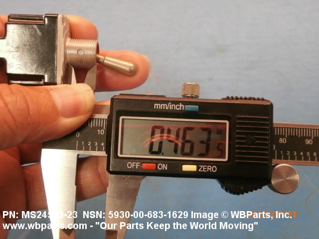 5930-00-683-1629 - TOGGLE SWITCH, MS2452323, MS24523-23, MS2452323G ...