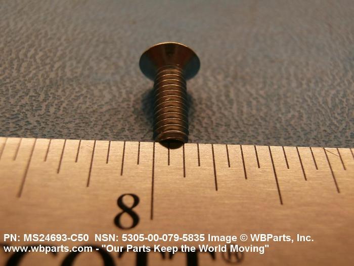5305-00-079-5835 - MACHINE SCREW, MS24693C50, MS24693-C50, MS24693C-50 ...
