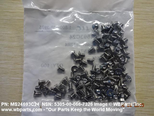 5305-00-066-7326 - MACHINE SCREW | WBParts