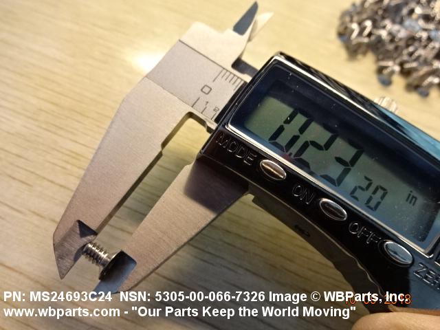 5305-00-066-7326 - MACHINE SCREW | WBParts