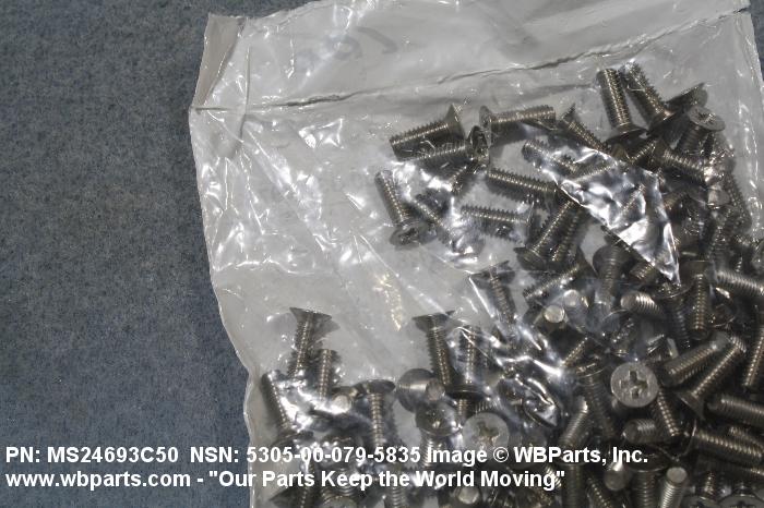 5305-00-079-5835 - MACHINE SCREW | WBParts