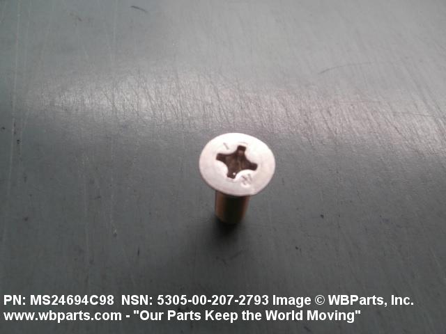 MS24694-C98 - SCREW | WBParts