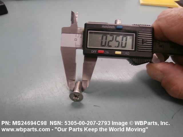 MS24694-C98 - SCREW | WBParts