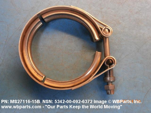 5342-00-092-6372 - GROOVED CLAMP COUPLING | WBParts