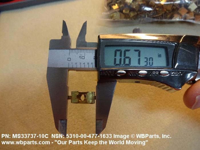 5310-00-477-1633 - SHEET SPRING NUT | WBParts