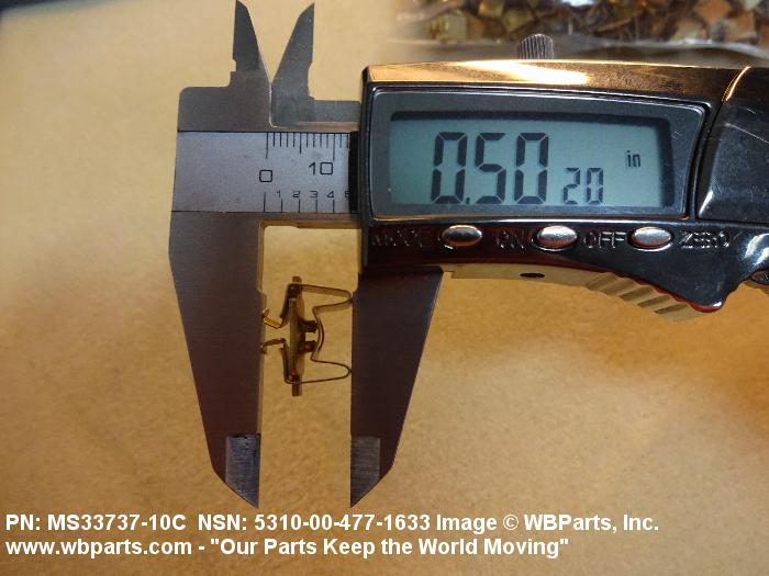 5310-00-477-1633 - SHEET SPRING NUT | WBParts