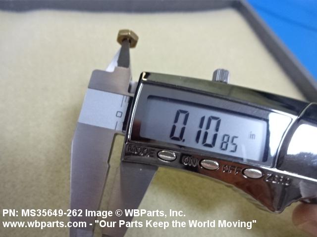 5310-00-934-9747 - HEXAGON PLAIN NUT, MS 35649-262, MS2034165, MS20341 ...