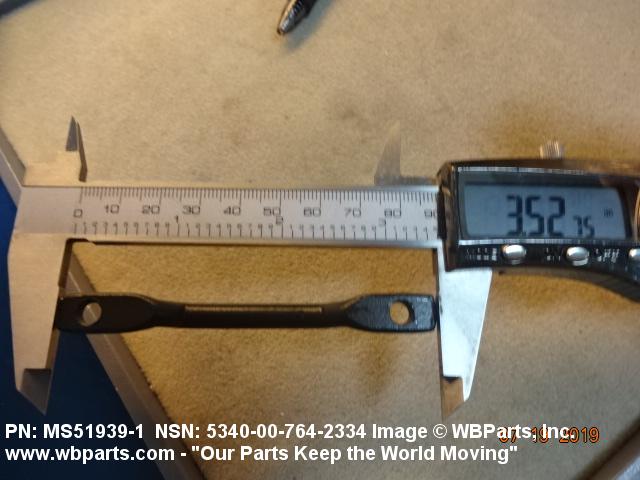 5340-00-764-2334 - STRAP FASTENER LOOP, MS519391, MS51939-1, NAS77743 ...