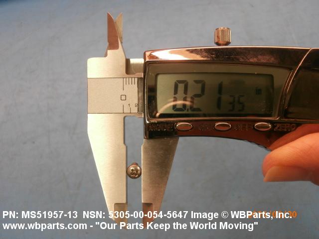 5305-00-054-5647 - MACHINE SCREW, MS1620013, MS16200-13, MS3521612 ...