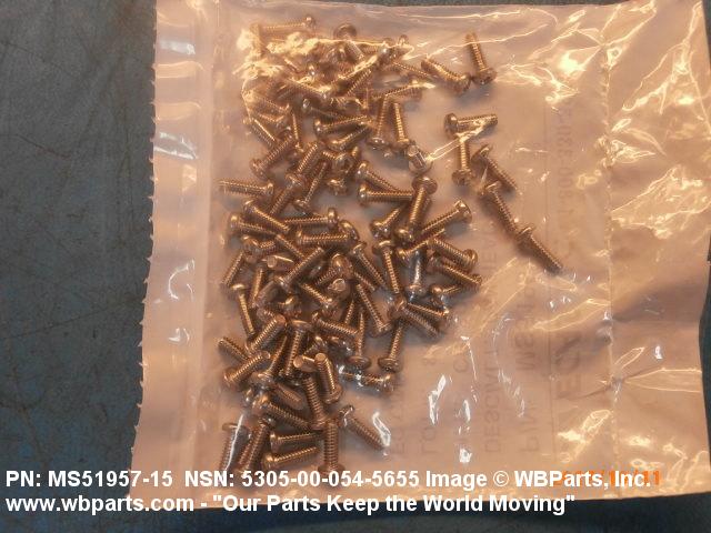 5305-00-054-5655 - MACHINE SCREW, MS1620021, MS3523321, MS35233-21 ...