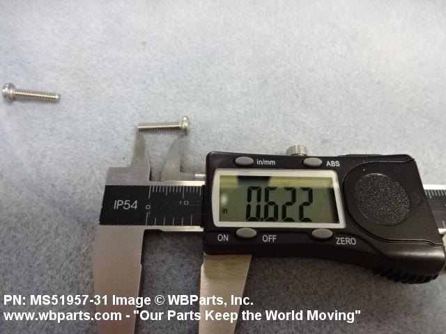 5305-00-054-6655 - MACHINE SCREW, MS1957327, MS1957-327 , MS2523331 ...