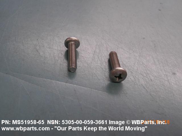 5305-00-059-3661 - MACHINE SCREW | WBParts
