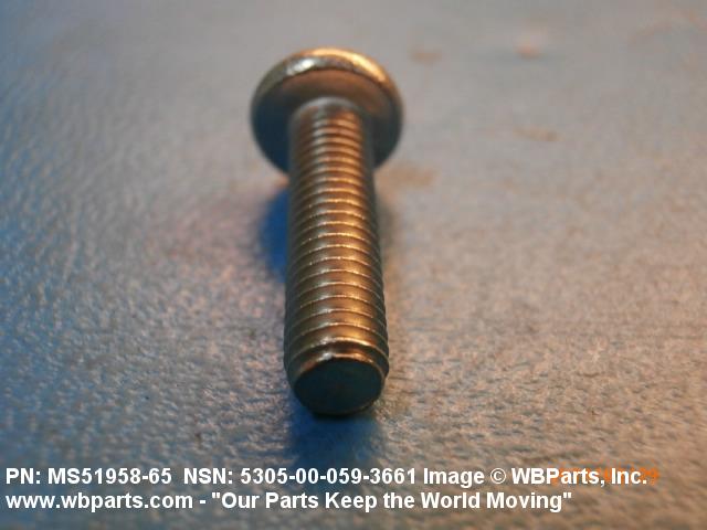 5305-00-059-3661 - MACHINE SCREW | WBParts
