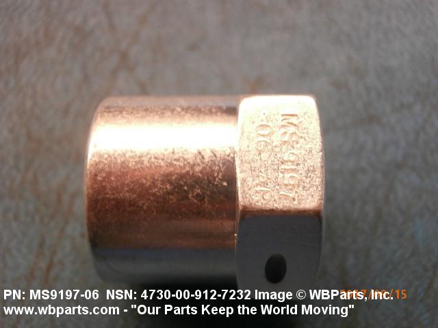 4730-00-912-7232 - TUBE COUPLING NUT, MS919706, MS9197-06, 00-912-7232 ...