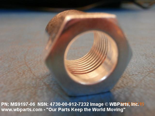 4730-00-912-7232 - TUBE COUPLING NUT, MS919706, MS9197-06, 00-912-7232 ...