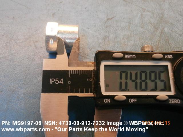 4730-00-912-7232 - TUBE COUPLING NUT, MS919706, MS9197-06, 00-912-7232 ...