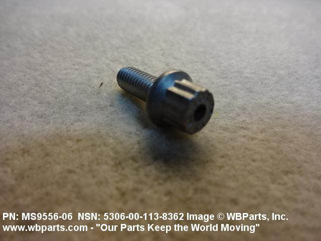 5306-00-113-8362 - MACHINE BOLT, MS955606, MS9556-06, R1453P006 | WBParts