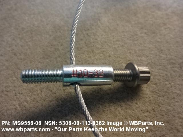 5306-00-113-8362 - MACHINE BOLT, MS955606, MS9556-06, R1453P006 | WBParts
